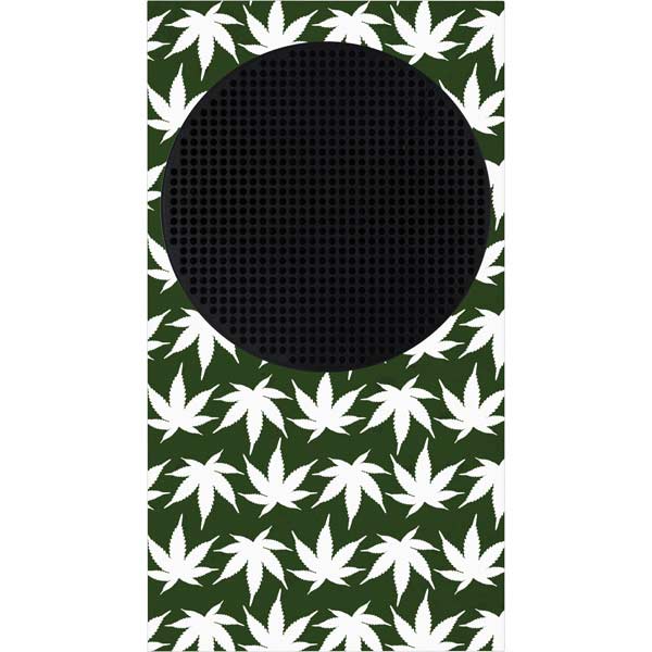 Marijuana Leaf White Pattern Microsoft Xbox Skin – Skinit