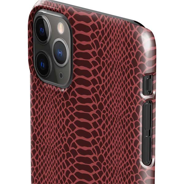 Marsala Snake Skin Apple iPhone Lite Case | Art – Skinit