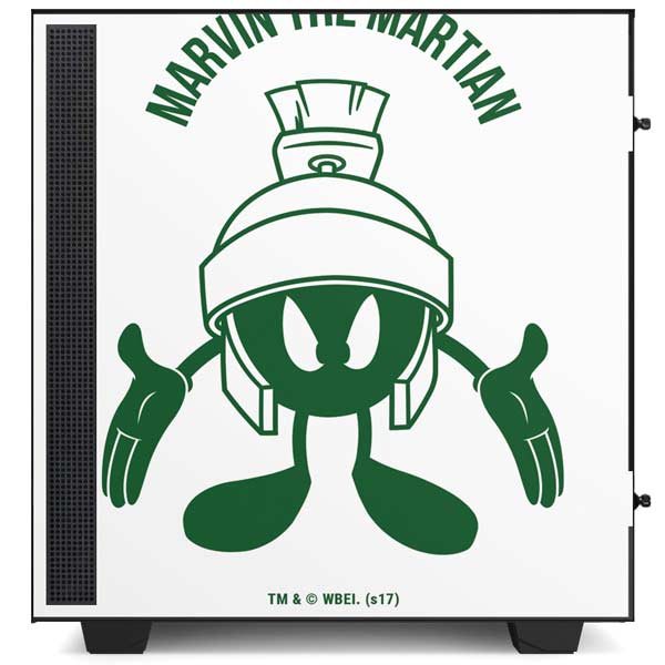Marvin the Martian Big Head NZXT H510 Compact ATX Mid-Tower Case Skin ...