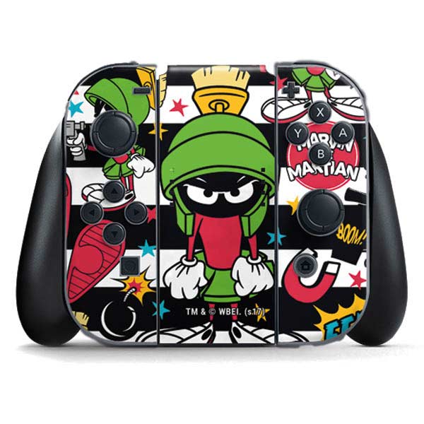 Marvin the Martian Striped Patches Nintendo Switch Skin – Skinit