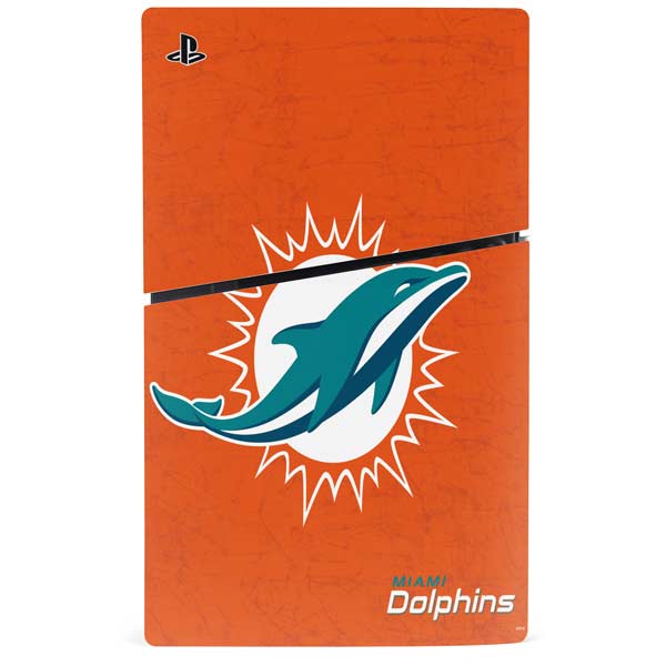 NFL Miami Dolphins Distressed- Orange PS5 Slim Digital Edition Console ...