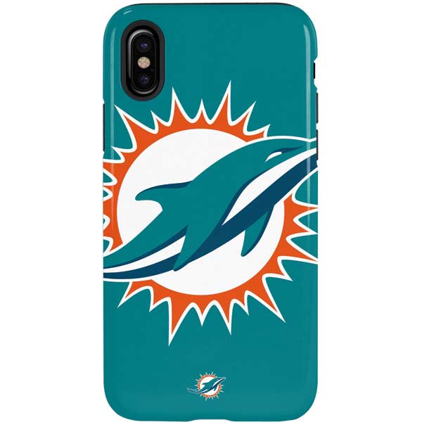 Miami Dolphins Large Logo Apple iPhone Pro Case | NFL – Skinit