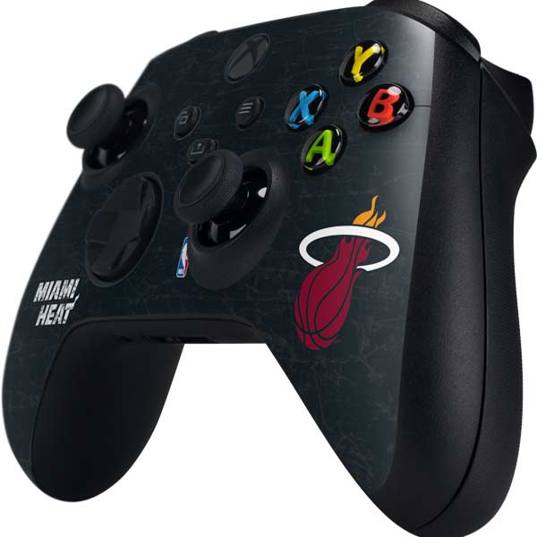 Miami Heat Black Partial Logo Microsoft Xbox Skin | NBA – Skinit