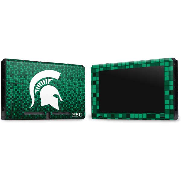 Michigan State Spartans Digital Pixels Nintendo Switch Skin – Skinit