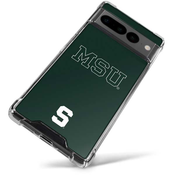 Google Pixel 7 Pro Michigan State University MSU Letters Clear Phone ...