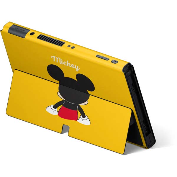 Mickey Mouse Backwards Nintendo Switch OLED (2021) Bundle Skin | Skinit