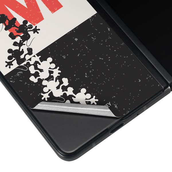 Mickey Mouse Silhouette Split Galaxy Z Fold4 5G Skin | Decals | Skinit