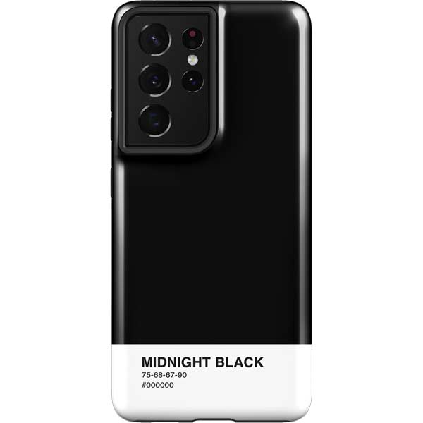 Midnight Black Protective Pro Case for Galaxy S21 Ultra 5G - Skinit