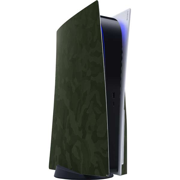 Military Green Shadow Camo Skin for PS5 Console - Skinit