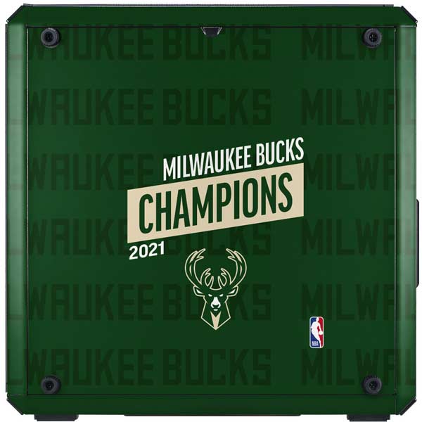 Milwaukee Bucks 2021 Champions Cooler Master MasterBox Q300L Mini Tower ...