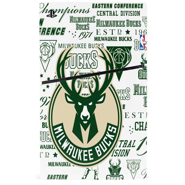 NBA Milwaukee Bucks Historic Blast New Skin for PS5 Slim Disk Console ...