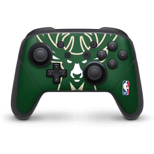Milwaukee Bucks Large Logo Nintendo Switch Skin | NBA – Skinit