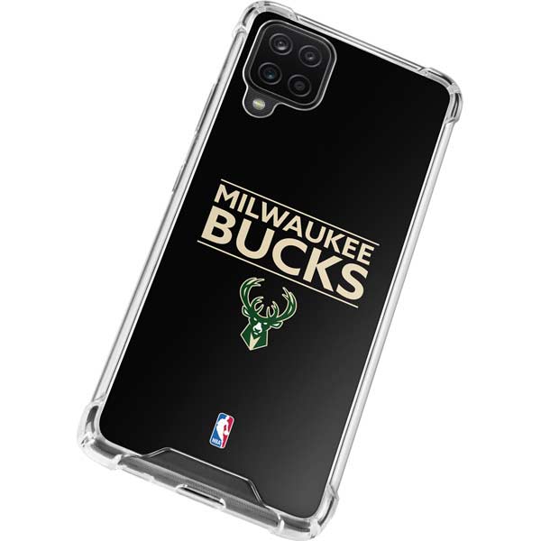 Milwaukee Bucks Standard - Black Clear Cases for Samsung Galaxy A12 ...