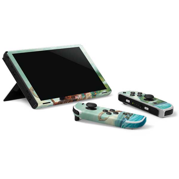 Moana and Maui Set Sail Nintendo Switch OLED (2021) Bundle Skin | Skinit