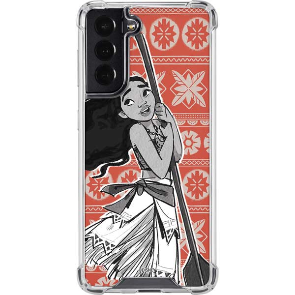Moana Tropical Print Galaxy S22 Clear Case | Transparent Phone Cases ...