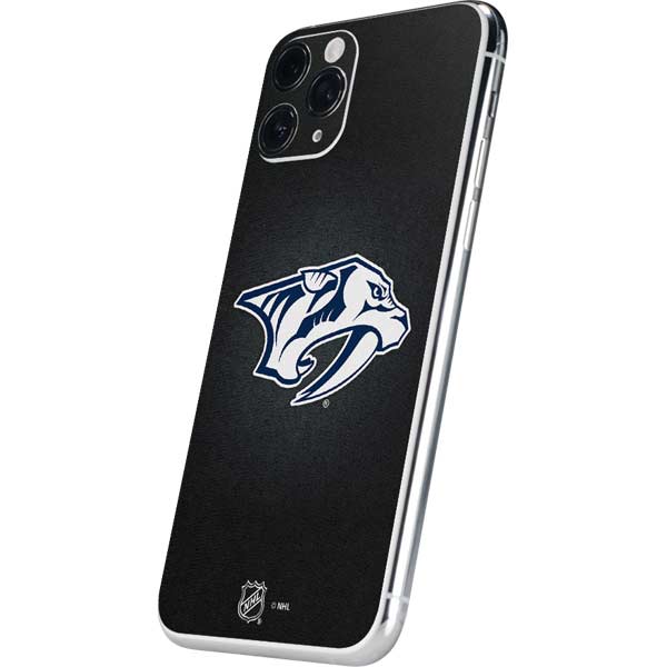 Nashville Predators Black Background Apple iPhone Skin | NHL – Skinit