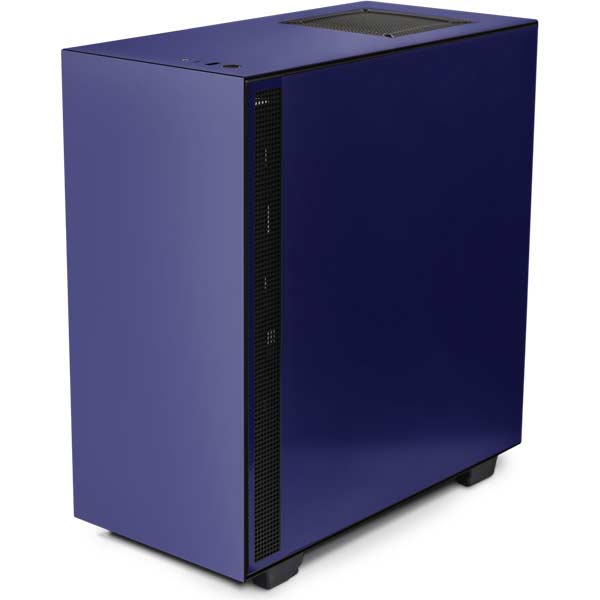 Navy Blue Solid NZXT H510 Compact ATX Mid-Tower Case Skin – Skinit