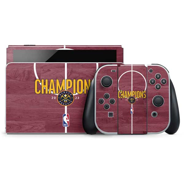 NBA Champions 2023: Denver Nuggets Nintendo Switch OLED (2021) Bundle ...