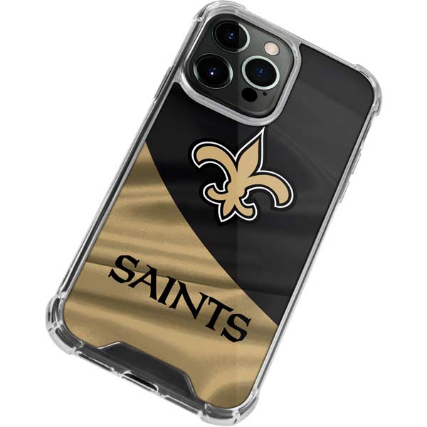 iPhone 14 Pro Max New Orleans Saints Clear Case | Skinit