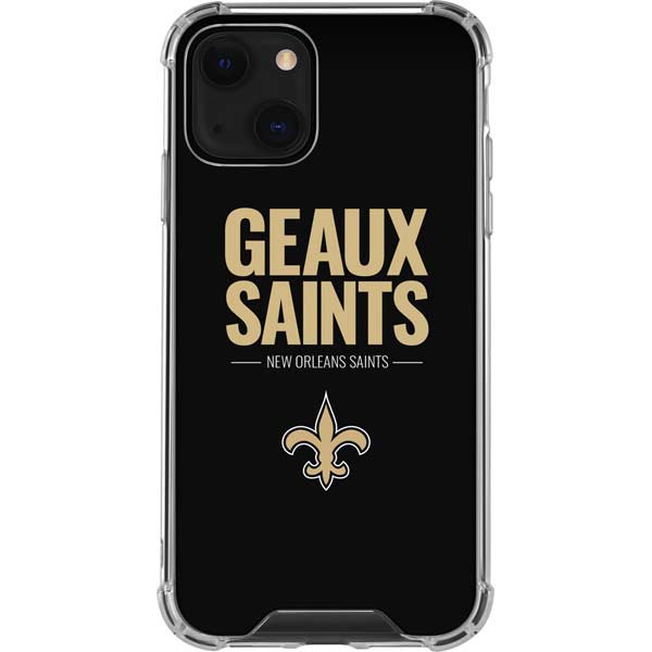 New Orleans Saints Team Motto iPhone 15 Plus Clear Case | Clear Phone ...