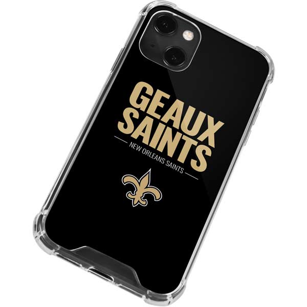 New Orleans Saints Team Motto iPhone 15 Plus Clear Case | Clear Phone ...