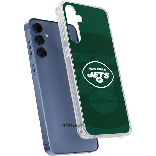 NFL New York Jets Double Vision Galaxy S24 Clear Case | Transparent ...