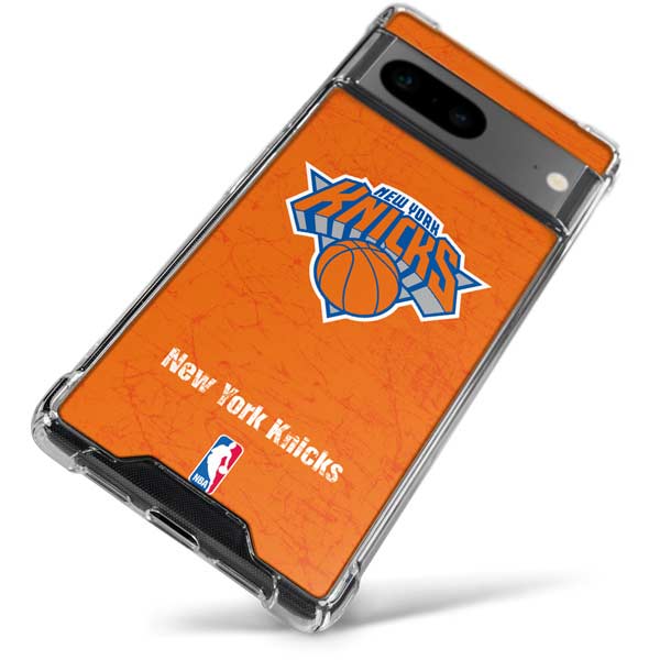 New York Knicks Orange Primary Logo Google Pixel 7a Clear Case ...