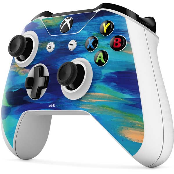Ocean Blue Brush Stroke Microsoft Xbox Skin | Art – Skinit