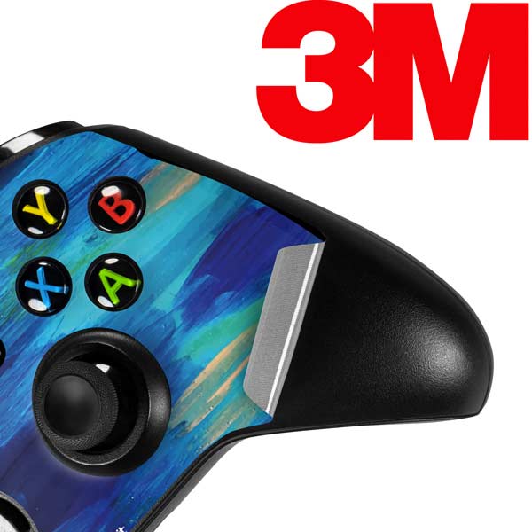 Ocean Blue Brush Stroke Microsoft Xbox Skin | Art – Skinit