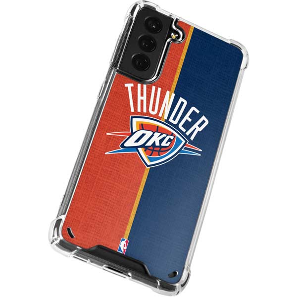 OKC Thunder Split Clear Cases for Samsung Galaxy S21 5G - Skinit
