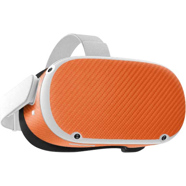 Orange Carbon Fiber Specialty Material Oculus Quest 2 Skin – Skinit