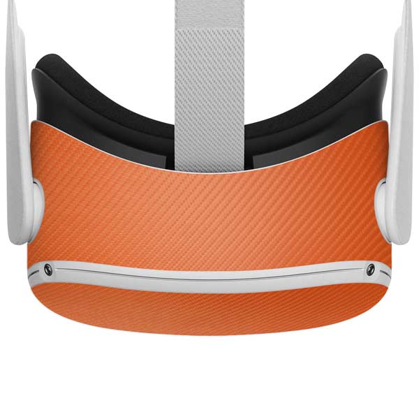 Orange Carbon Fiber Specialty Material Oculus Quest 2 Skin – Skinit