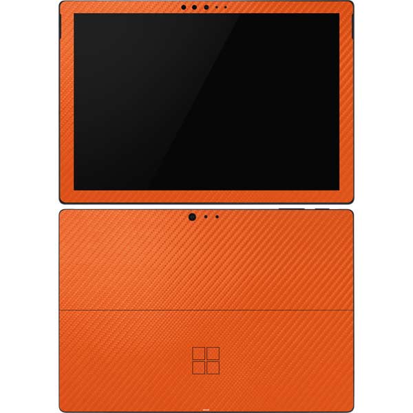 Orange Carbon Fiber Specialty Material Surface Pro 6 Skin – Skinit