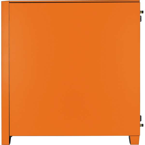 Orange Solid Corsair 4000D Tempered Glass Mid-Tower ATX Case Skin – Skinit