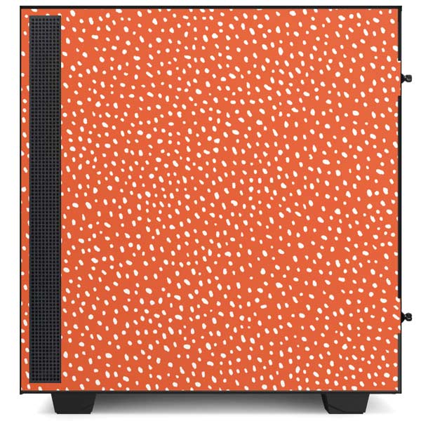 Orange Spots NZXT H510 Compact ATX Mid-Tower Case Skin – Skinit