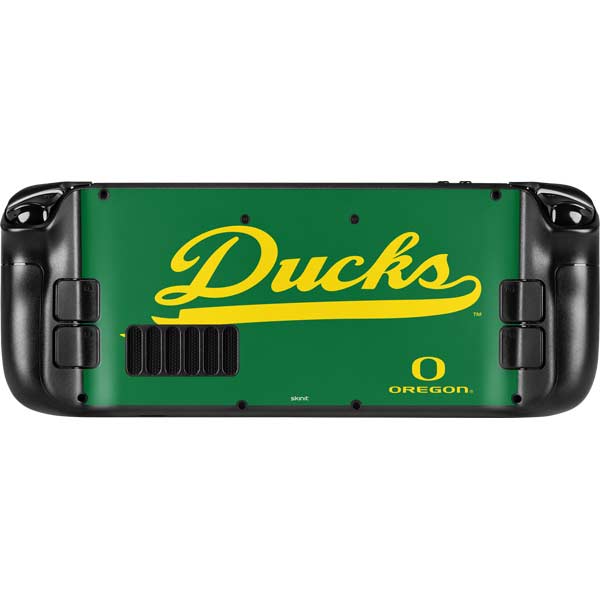 Oregon Ducks Logo and Wings Steam Deck Handheld Gaming Computer Skin ...