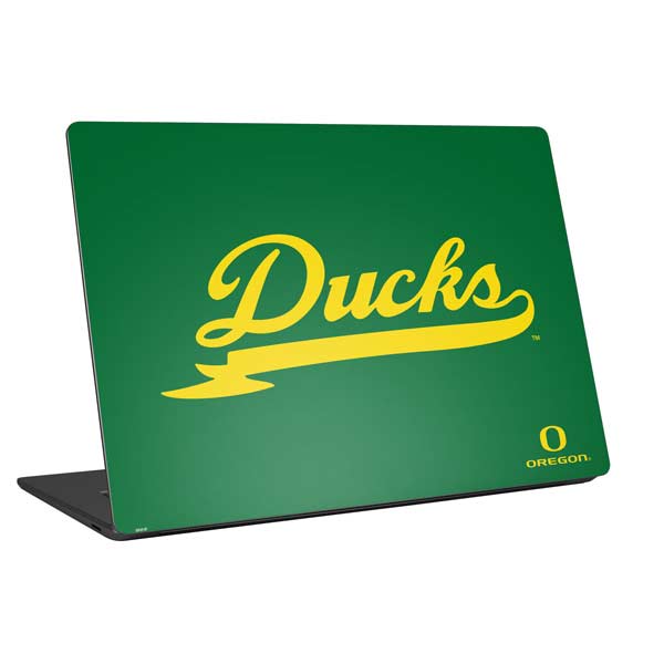 Oregon Ducks Logo and Wings Universal Laptop 18in (14.6 x 10.6in) Skin ...
