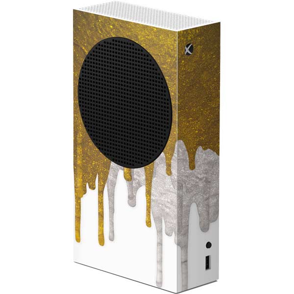 Paint Splatter Gold Microsoft Xbox Skin | Art – Skinit