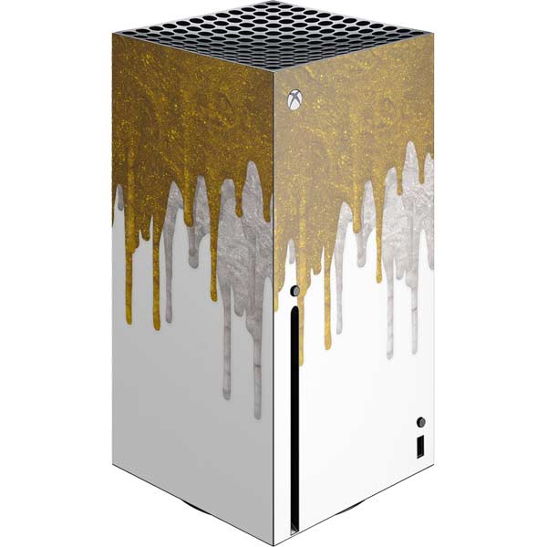 Paint Splatter Gold Microsoft Xbox Skin | Art – Skinit