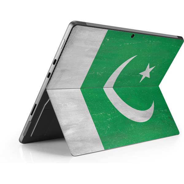 Pakistan Flag Distressed Surface Pro 9 Skin | Skinit