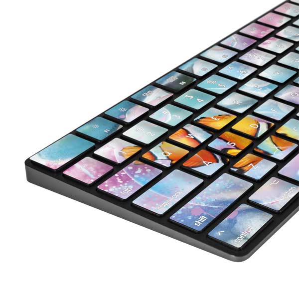 Pastel Dolphins by Sheena Pike Magic Keyboard with Numeric Keypad Skin ...