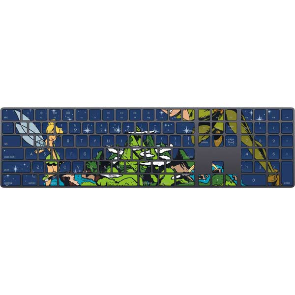 Disney Peter Pan and Tinker Bell in Neverland Magic Keyboard with Nume ...