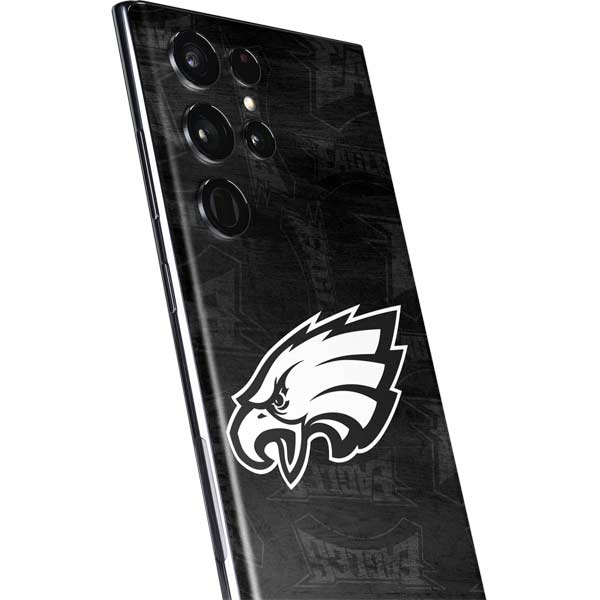 Philadelphia Eagles Black & White Galaxy S22 Ultra Skin | Skinit Phone ...