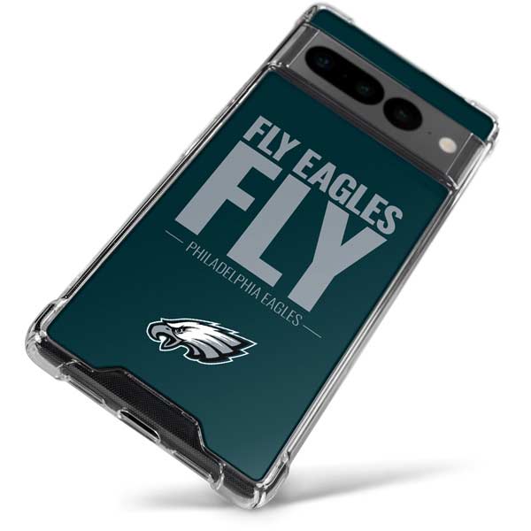 Google Pixel 7 Pro Philadelphia Eagles Team Motto Clear Phone Case | Skinit
