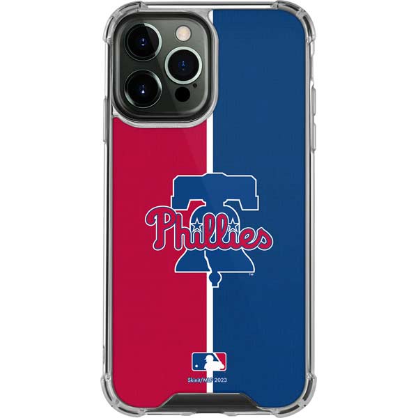 iPhone 14 Pro Max Philadelphia Phillies Split Clear Case | Skinit