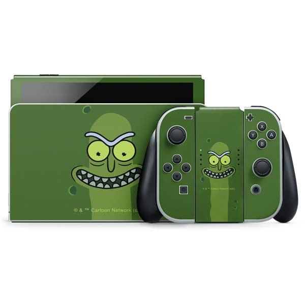 Pickle Rick Nintendo Switch OLED (2021) Bundle Skin | Skinit