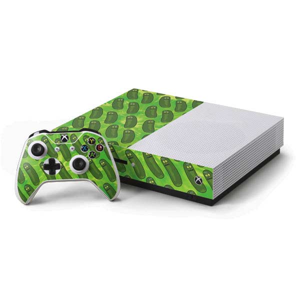 Xbox One Skins | Adult Swim Rick and Morty Pickle Rick Pattern | Skinit.com