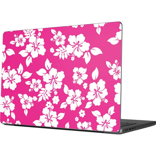 Pink and White skin compatible with MacBook Pro 14in (2021) – Skinit