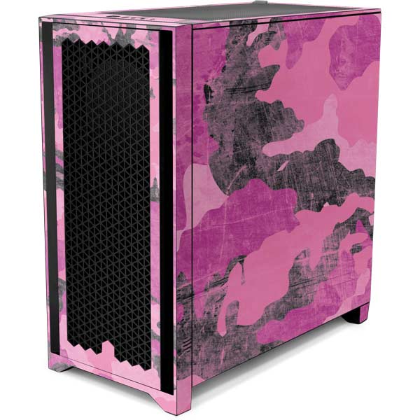 Pink Camouflage Corsair 4000D Tempered Glass Mid-Tower ATX Case Skin ...