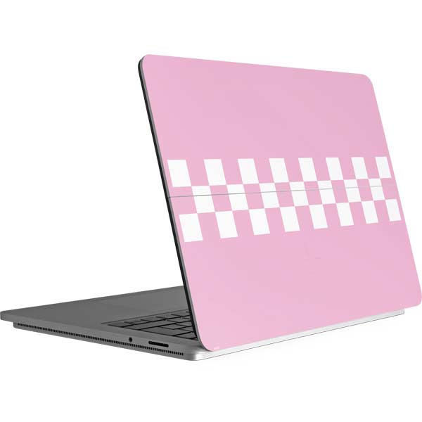 Pink Checkerboard Surface Laptop Studio Skin | Skinit